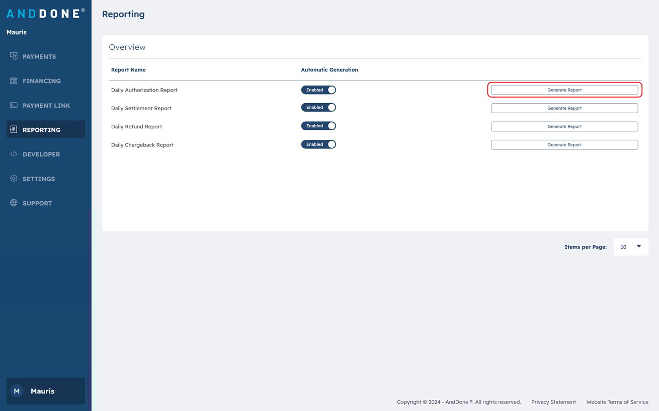 How do I generate and view an ad hoc report?