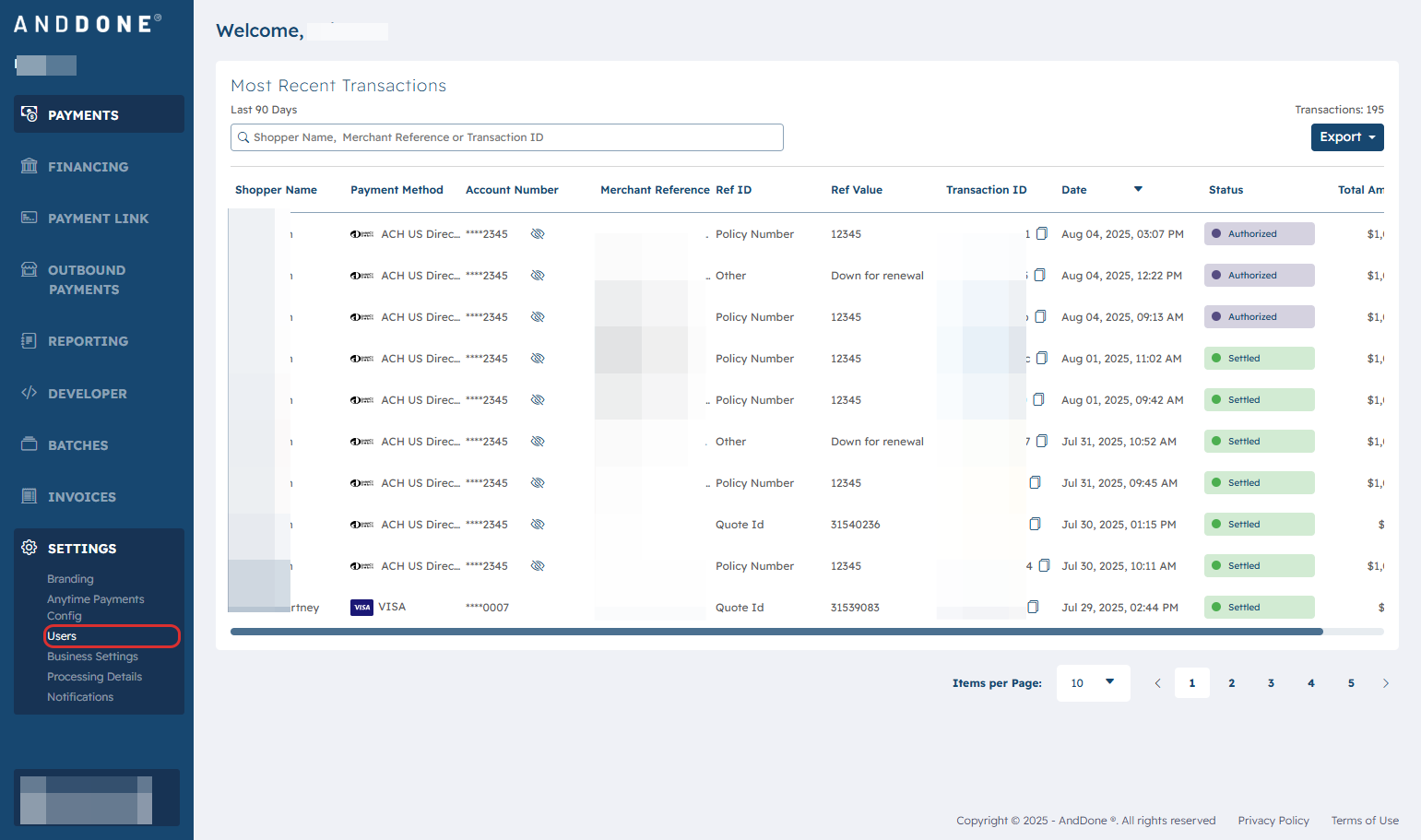 Getting Started: User Management: Creating a New Role in the Payments ...