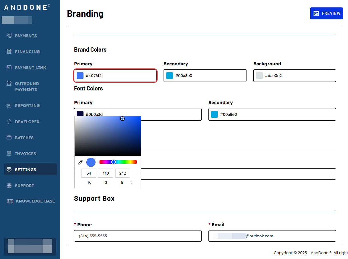 Getting Started: Setting up your logo - Payment Branding