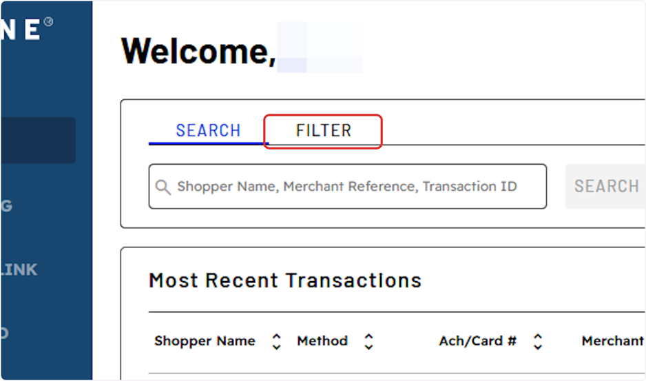 How do I search, filter, and export payment details on the payments ...